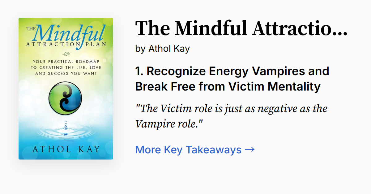 The Mindful Attraction Plan | Summary, Quotes, FAQ, Audio