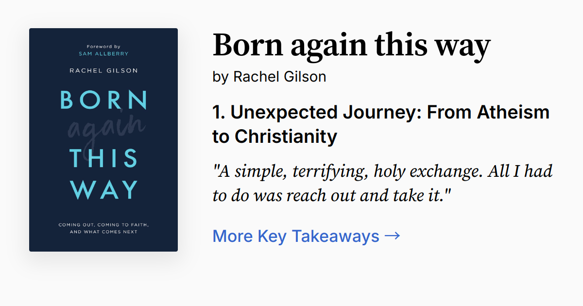 Born Again This Way | Summary, Audio, Quotes, FAQ