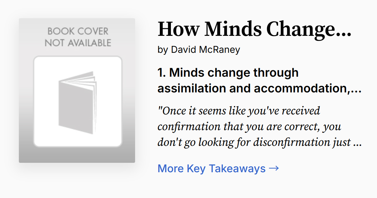 How Minds Change | Summary, Quotes, FAQ, Audio