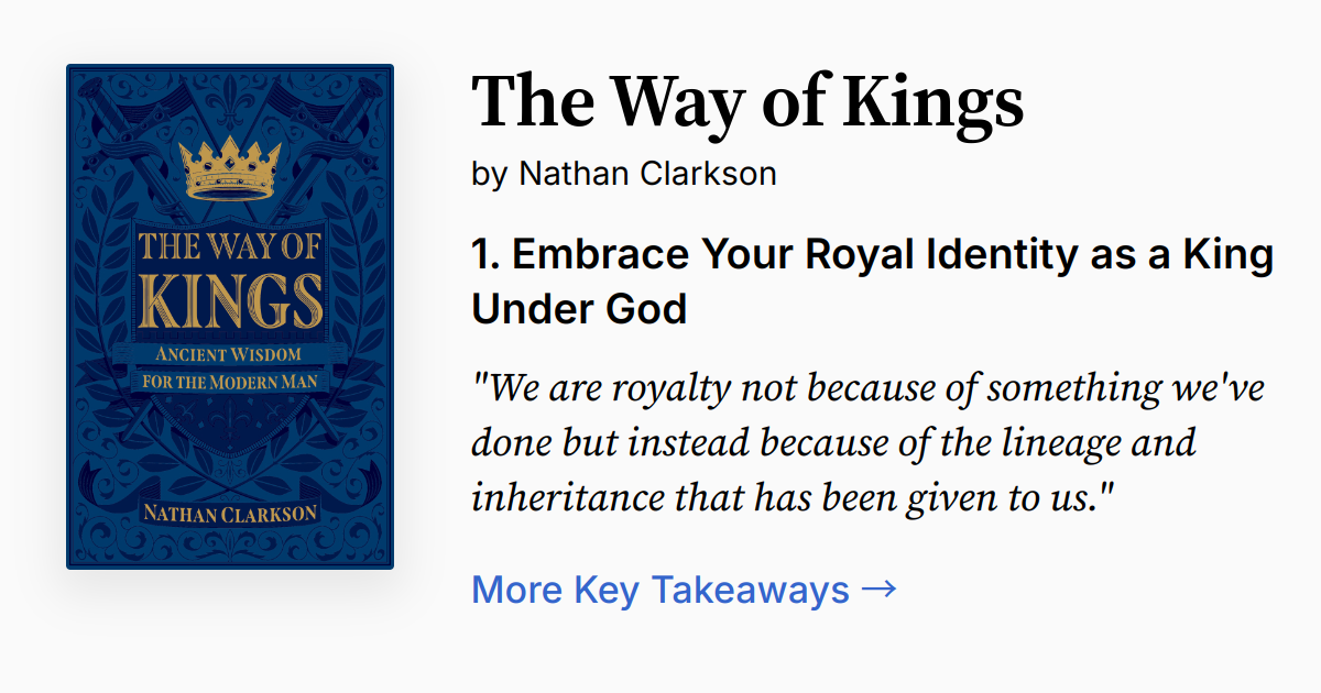 The Way of Kings | Summary, Audio, Quotes