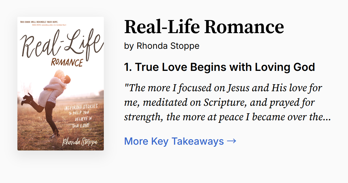 Real-Life Romance | Summary, Audio, Quotes