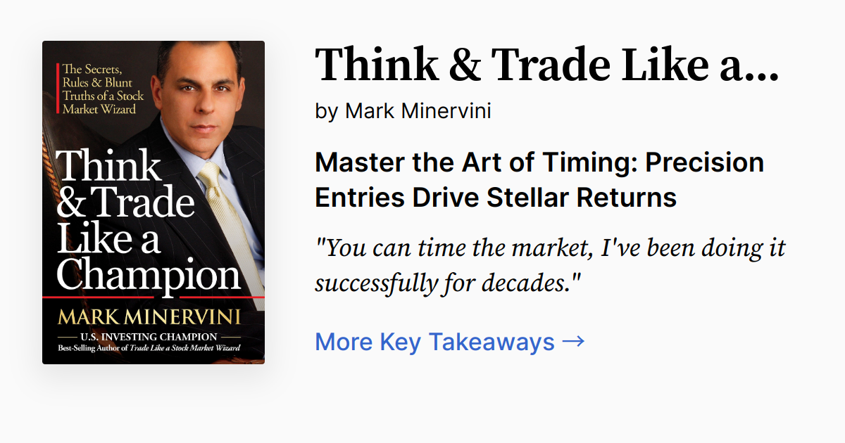 Think & Trade Like a Champion | Resumen, Audio, Quotes, FAQ