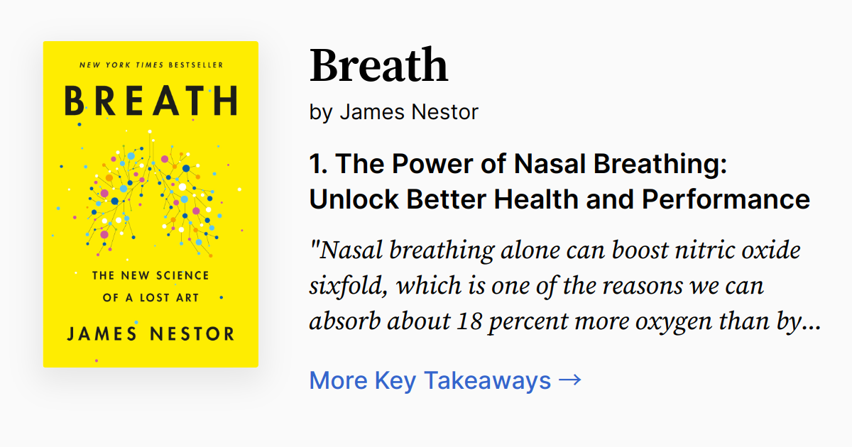 Breath by James Nestor | Summary, Quotes, FAQ, Audio