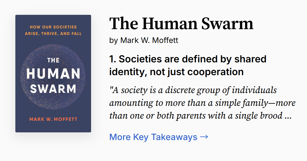 The Human Swarm | Summary, Audio, Quotes