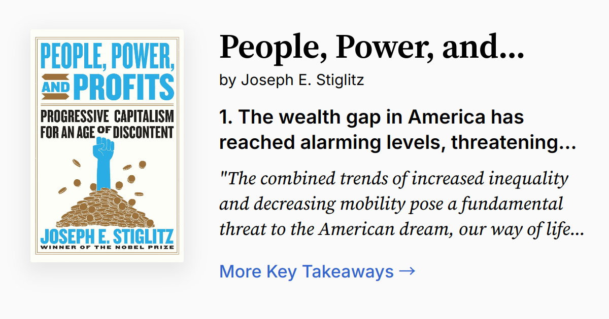 People, Power, and Profits | Summary, Audio, Quotes, FAQ