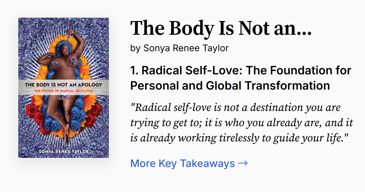 The Body Is Not an Apology | Summary, Quotes, FAQ, Audio