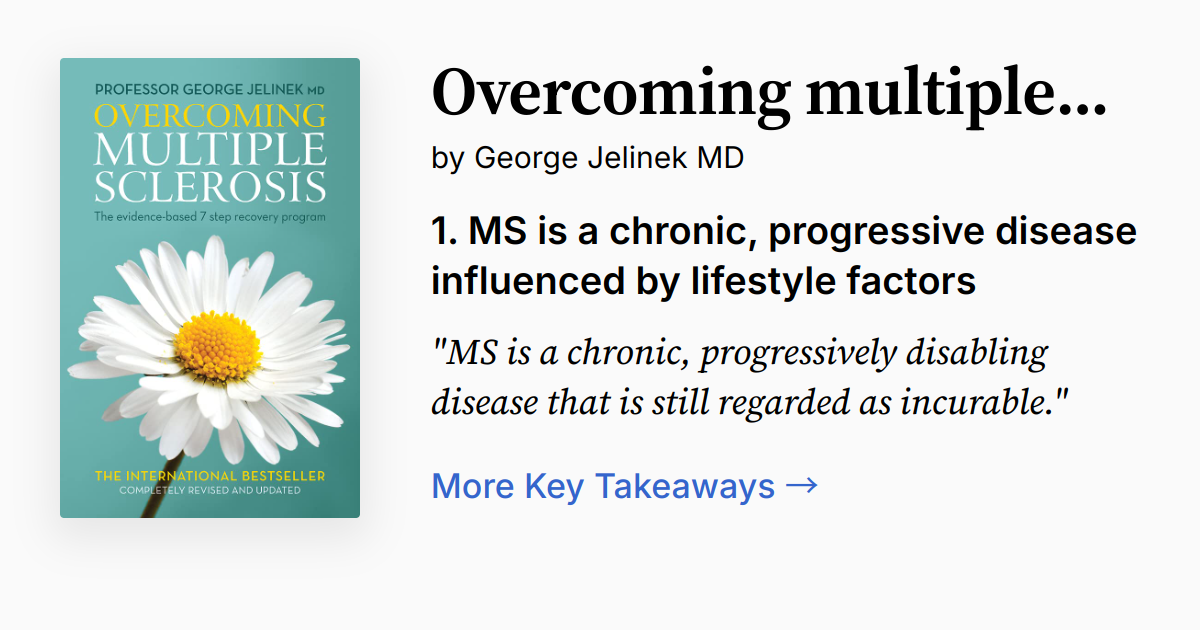 Overcoming Multiple Sclerosis | Summary, Audio, Quotes