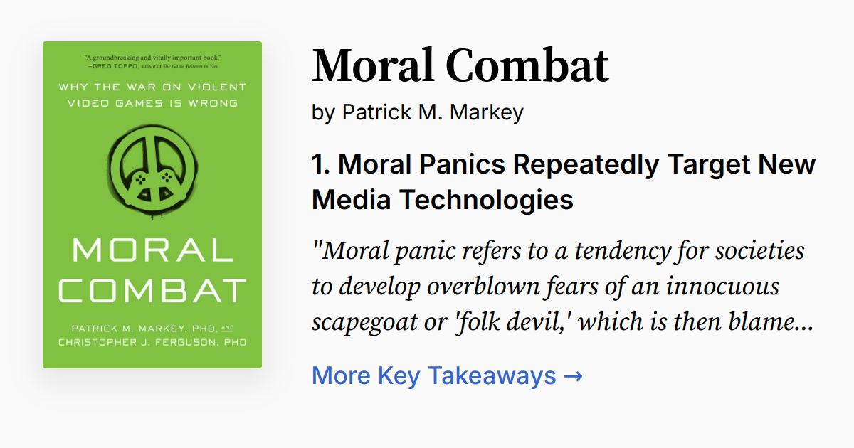 Moral Combat by Patrick M. Markey | Summary, Quotes, FAQ, Audio