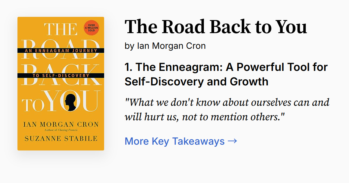 The Road Back to You | Summary, Audio, Quotes, FAQ