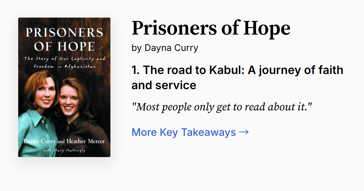 Prisoners of Hope | Summary, Audio, Quotes