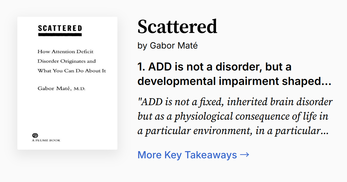 Scattered Minds | Summary, Quotes, FAQ, Audio