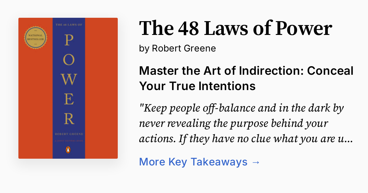 The 48 Laws of Power | Résumé, Audio, Quotes, FAQ