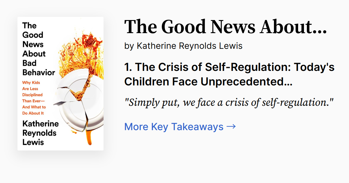 The Good News About Bad Behavior | Summary, Audio, Quotes, FAQ