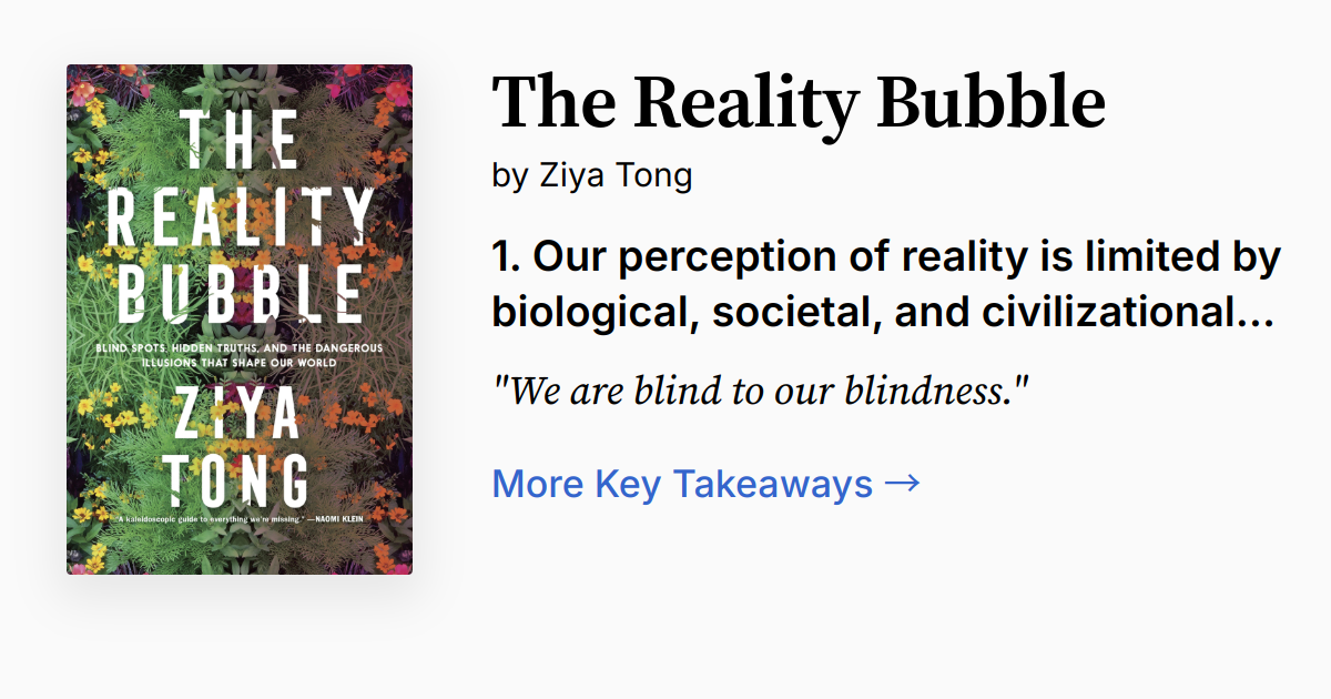 The Reality Bubble | Summary, Audio, Quotes, FAQ
