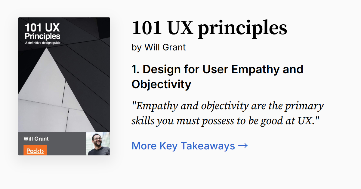 101 Ux Principles Summary Quotes Faq Audio