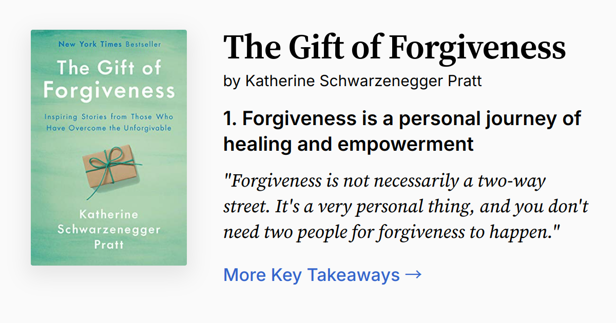 The Gift of Forgiveness | Summary, Audio, Quotes, FAQ