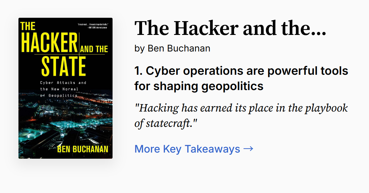 The Hacker and the State | Summary, Audio, Quotes, FAQ