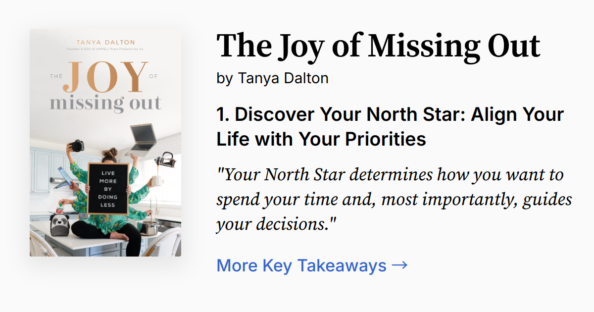 The Joy of Missing Out | Summary, Audio, Quotes, FAQ