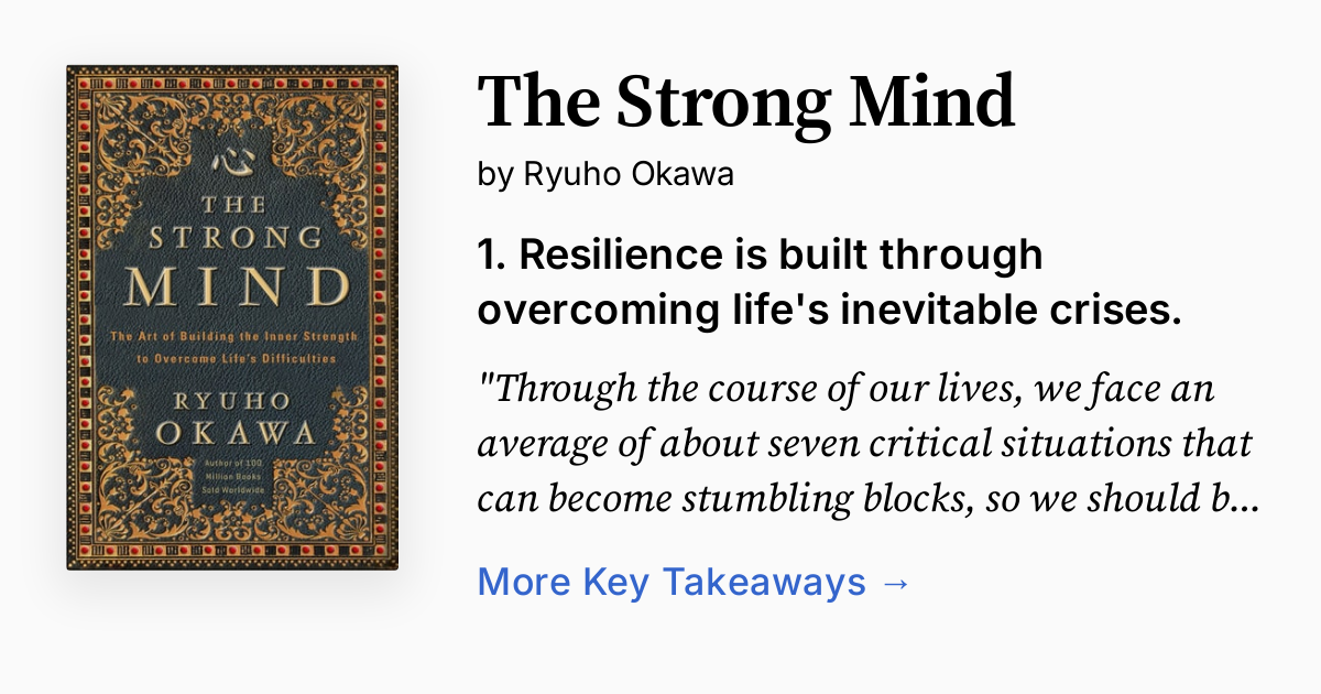 The Strong Mind | Summary, Quotes, Audio