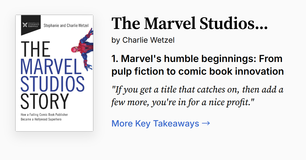 The Marvel Studios Story | Summary, Quotes, FAQ, Audio