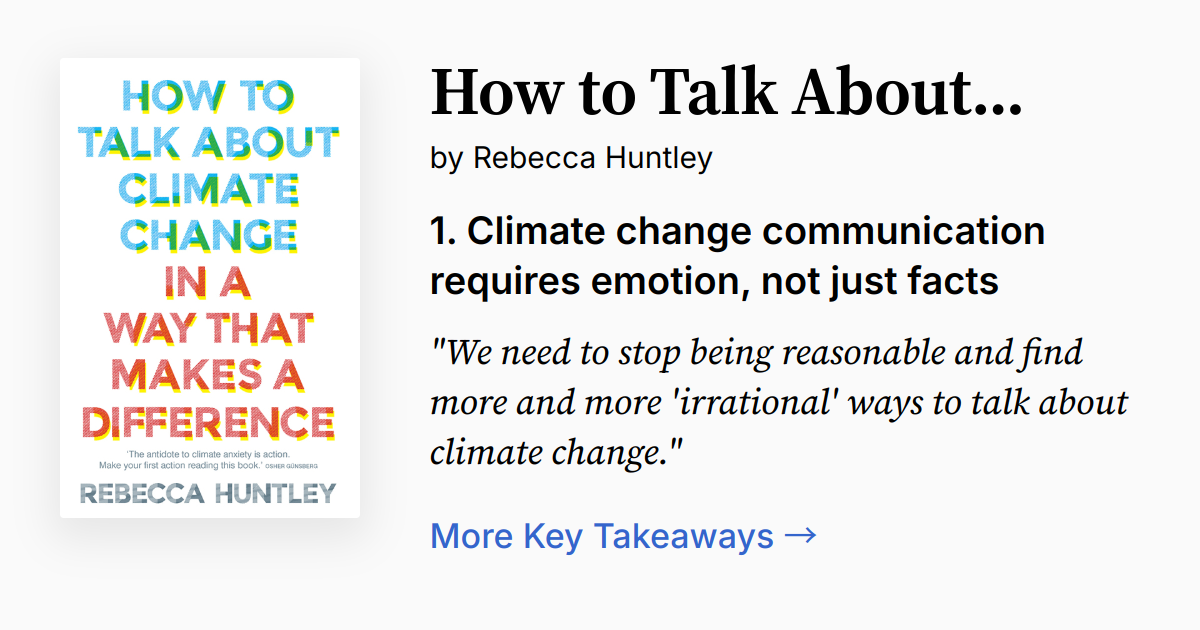 How to Talk About Climate Change in a Way That Makes a Difference ...