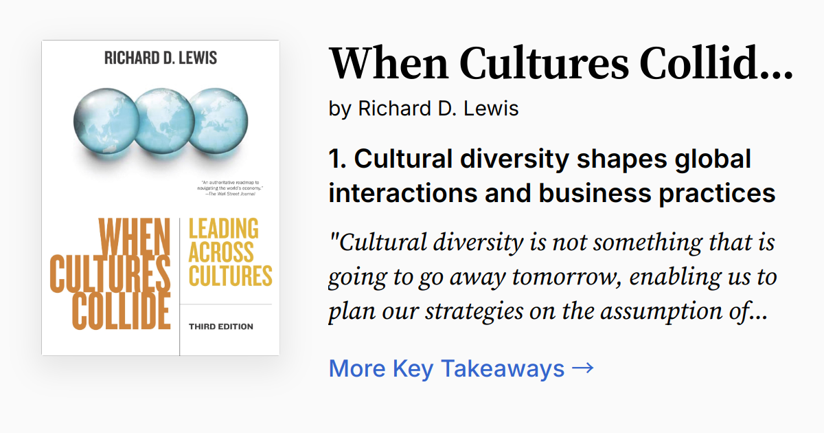 When Cultures Collide | Summary, Audio, Quotes, FAQ