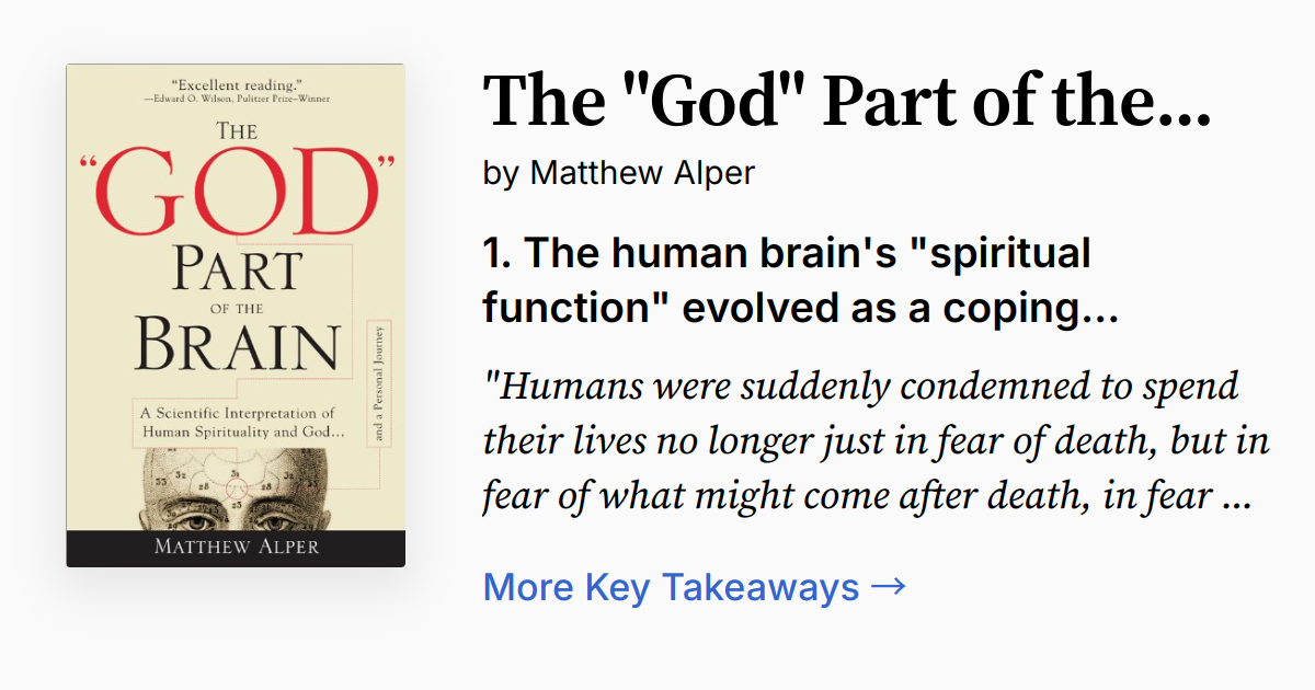 The "God" Part of the Brain | Summary, Audio, Quotes