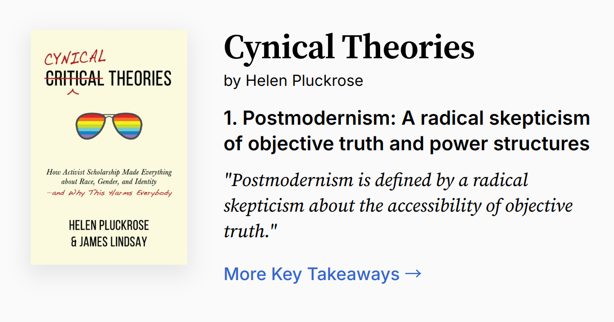 Cynical Theories | Summary, Audio, Quotes, FAQ