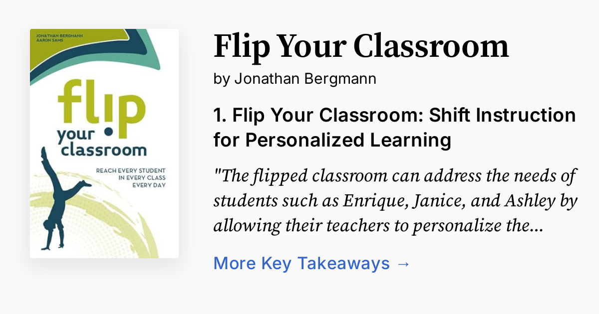 Flip Your Classroom | Summary, Quotes, Audio