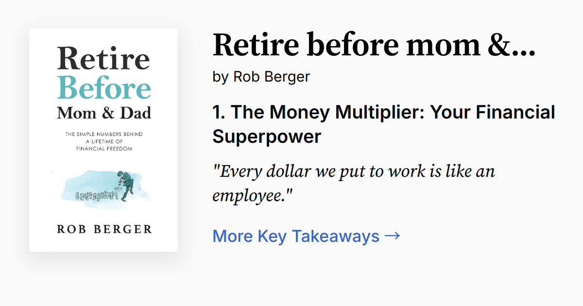 Retire Before Mom and Dad | Summary, Audio, Quotes, FAQ