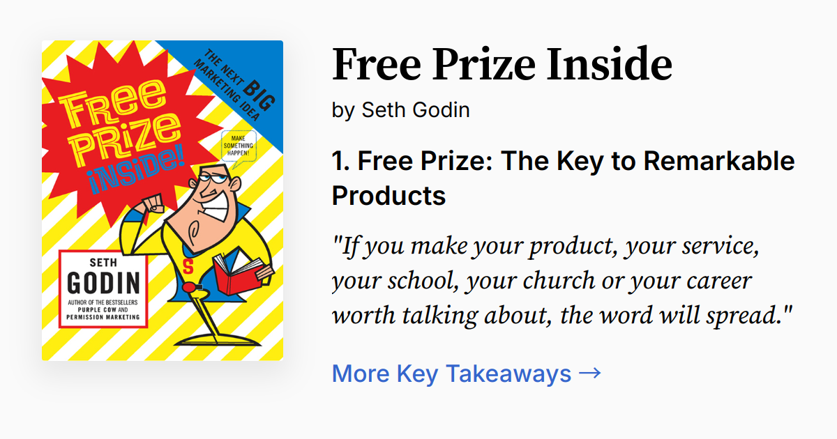 Free Prize Inside | Summary, Audio, Quotes, FAQ