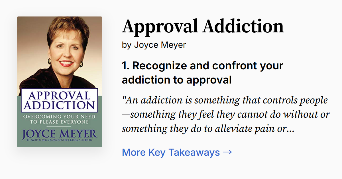 Approval Addiction | Summary, Audio, Quotes, FAQ