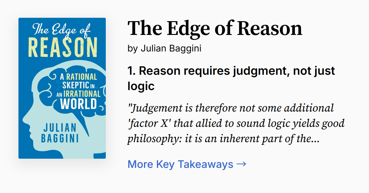 The Edge of Reason | Summary, Audio, Quotes, FAQ