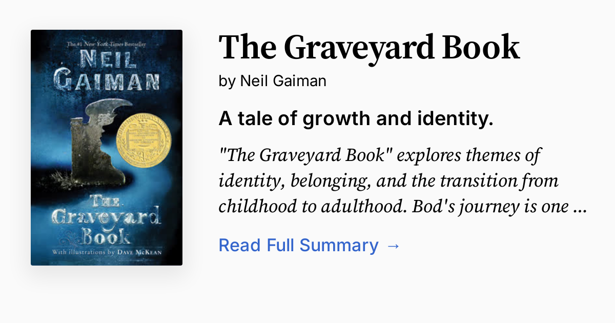 The Graveyard Book | Summary, Analysis, FAQ
