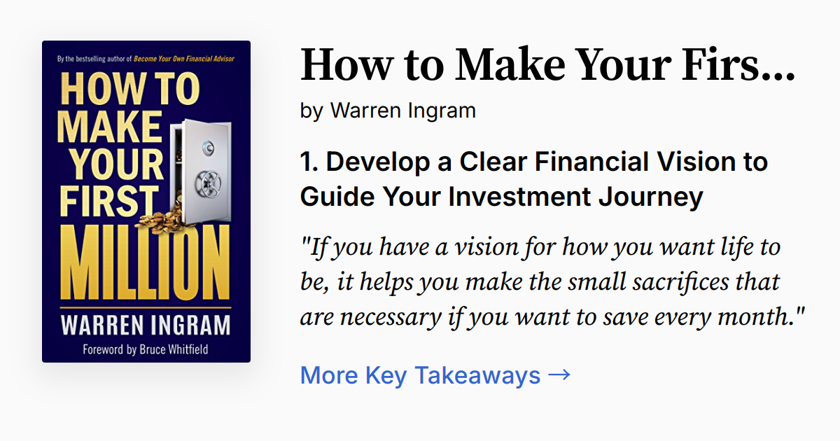 How to Make Your First Million | Summary, Quotes, FAQ, Audio