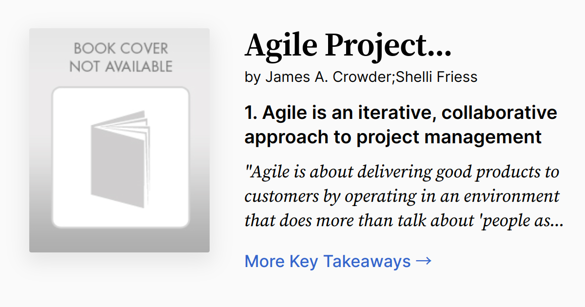 Agile Project Management | Summary, Audio, Quotes