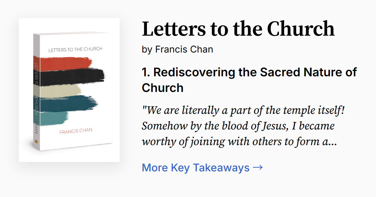 Letters to the Church | Summary, Audio, Quotes, FAQ