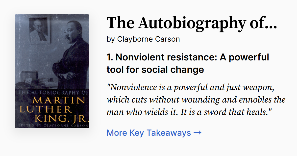 The Autobiography of Martin Luther King, Jr. | Résumé, Audio, Quotes, FAQ