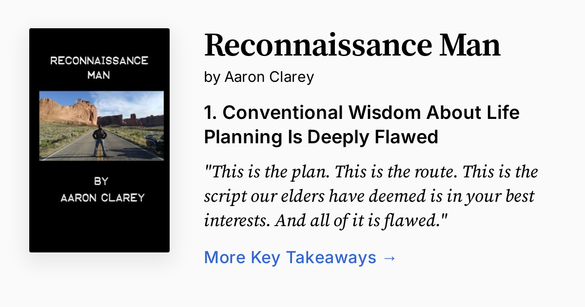 Reconnaissance Man | Summary, Audio, Quotes
