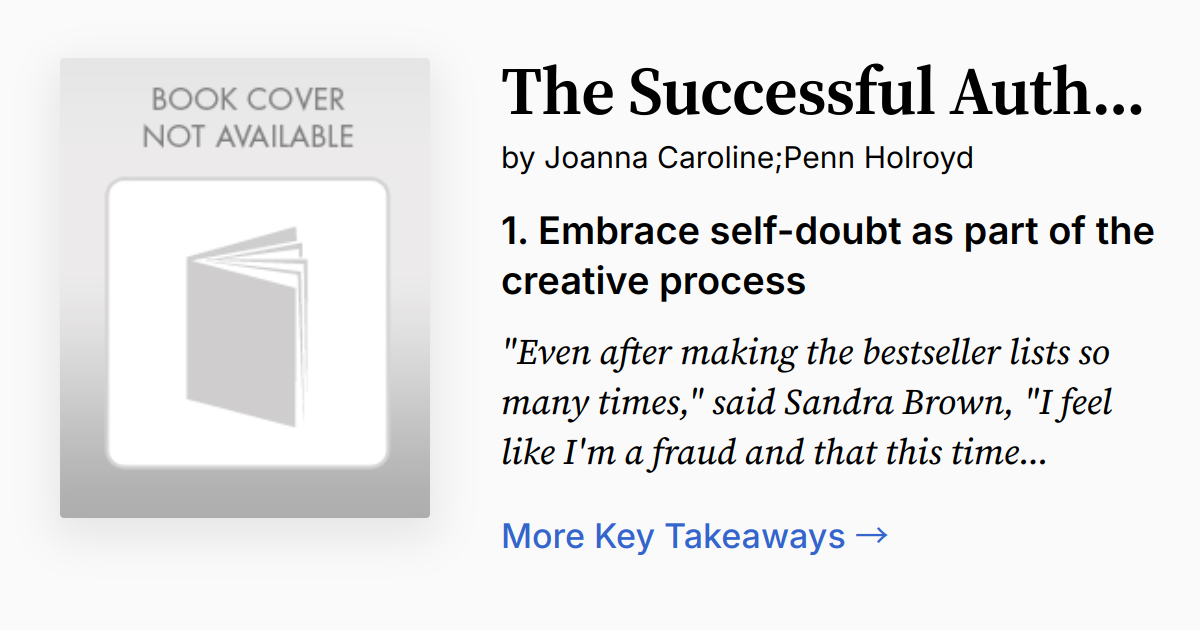 The Successful Author Mindset | Summary, Audio, Quotes