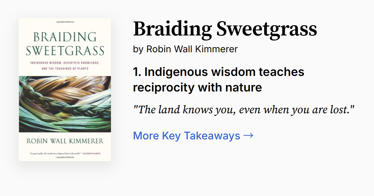 Braiding Sweetgrass | Summary, Audio, Quotes, FAQ
