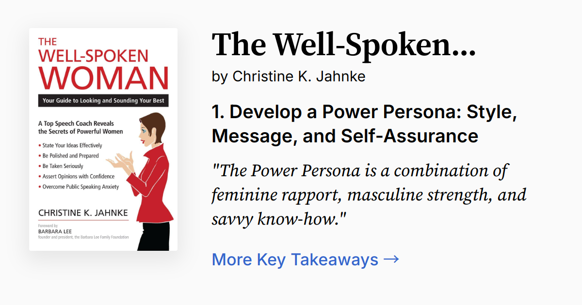 Well-Spoken Woman | Summary, Audio, Quotes, FAQ