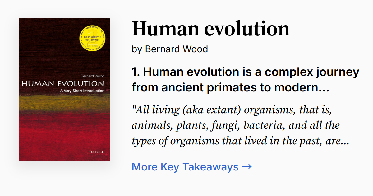 Human Evolution | Summary, Audio, Quotes, FAQ