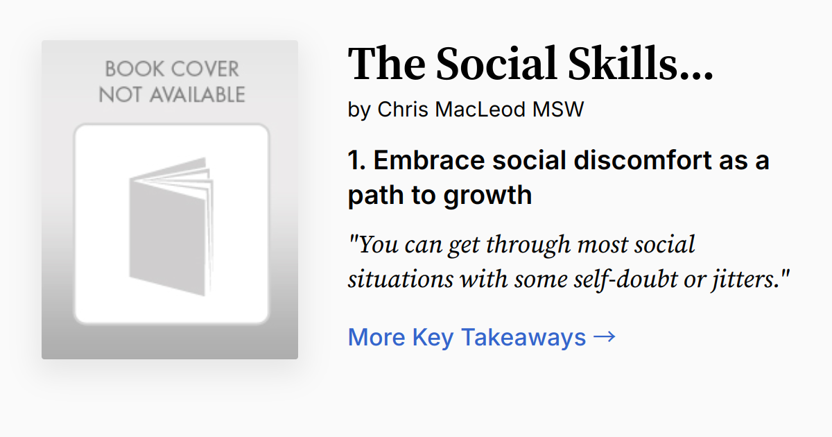 The Social Skills Guidebook | Summary, Audio, Quotes, FAQ