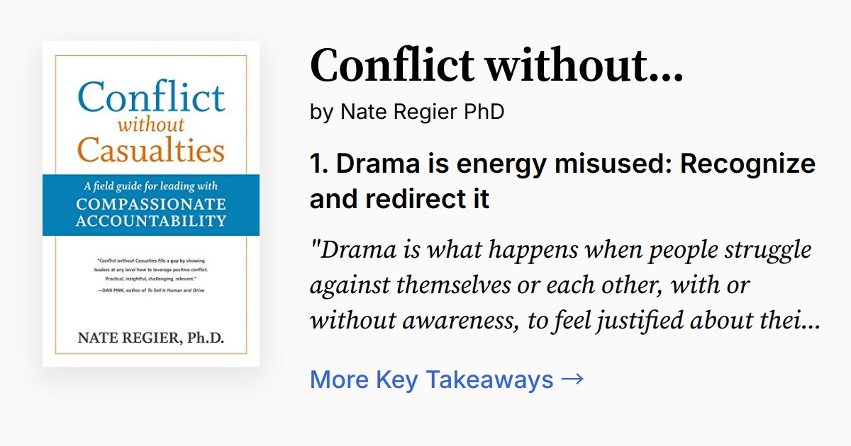 Conflict Without Casualties | Summary, Quotes, FAQ, Audio