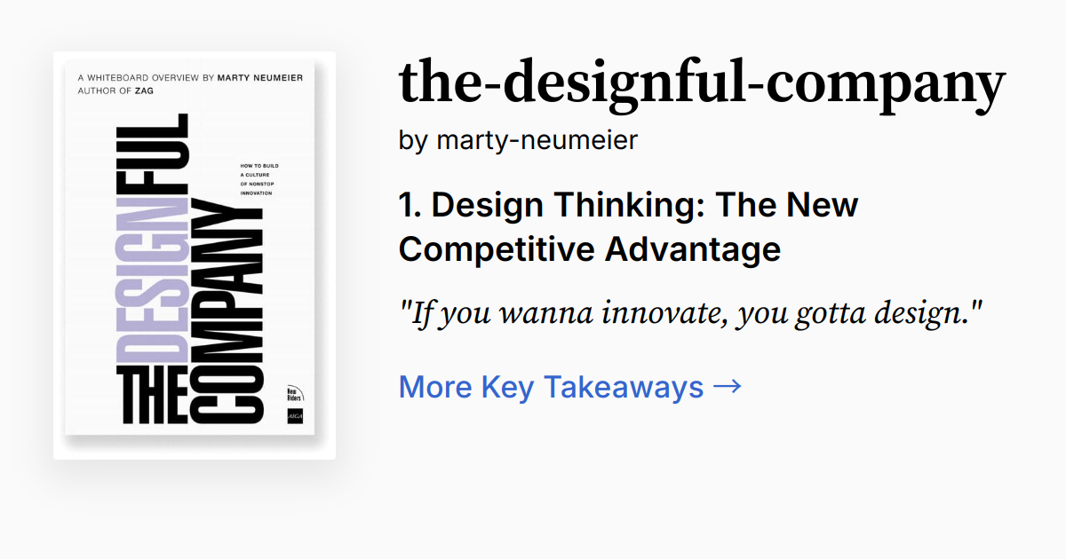 The Designful Company | Summary, Audio, Quotes, FAQ