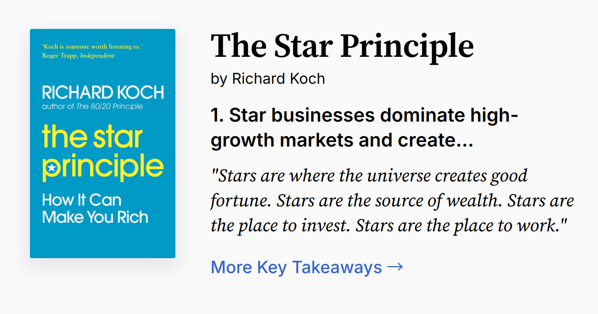 The Star Principle | Summary, Audio, Quotes, FAQ
