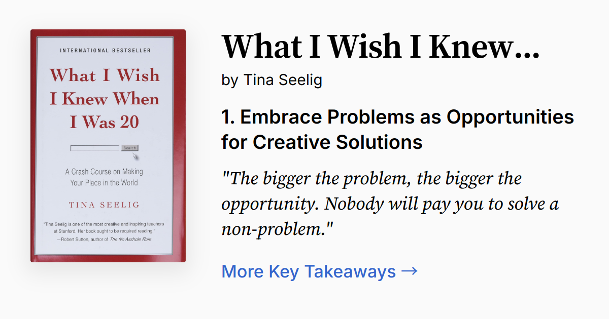 What I Wish I Knew When I Was 20 | Summary, Audio, Quotes, FAQ