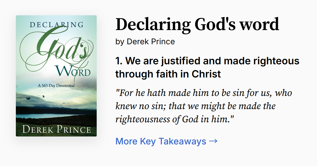 Declaring God's Word | Summary, Audio, Quotes, FAQ