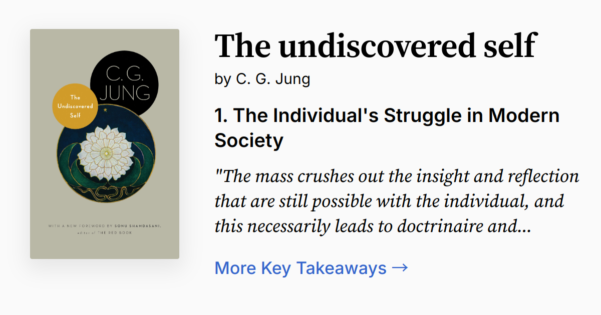 The Undiscovered Self/Symbols and the Interpretation of Dreams ...